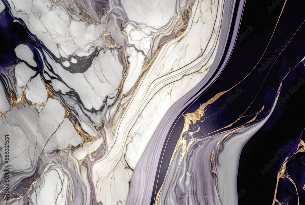 Luxury Black Gold Marble texture background. Panoramic Marbling texture ...