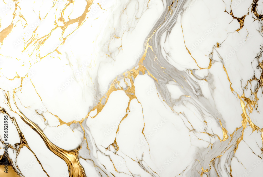 Luxury White Gold Marble texture background. Panoramic Marbling texture ...