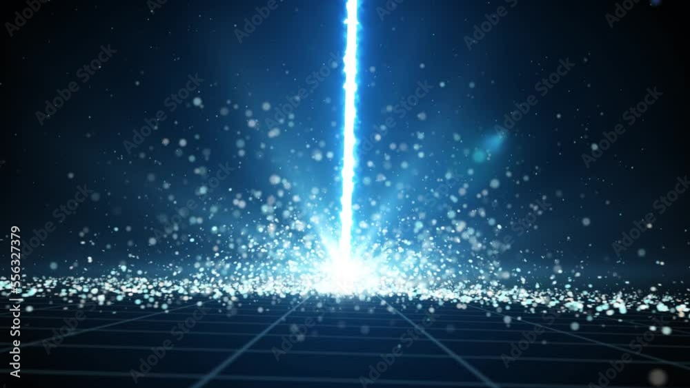 Retro cyberpunk style 80s Sci-Fi Background Futuristic with laser grid ...