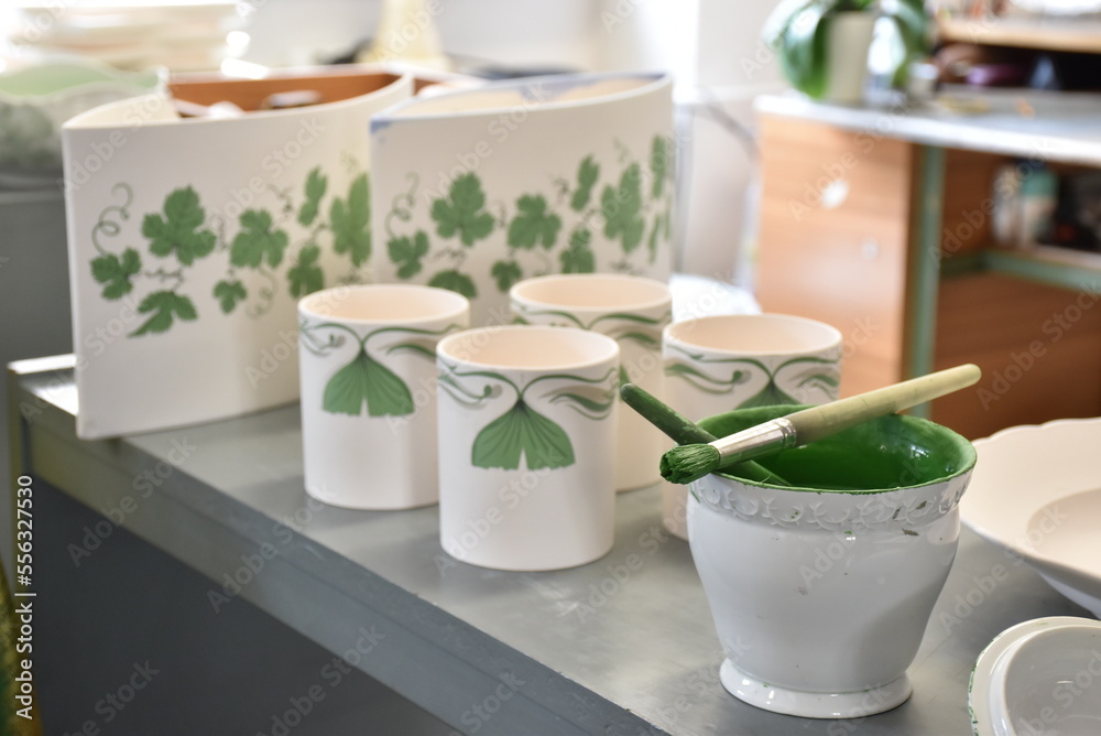 Authentic porcelain production in the famous Porcelain Manufactory in ...