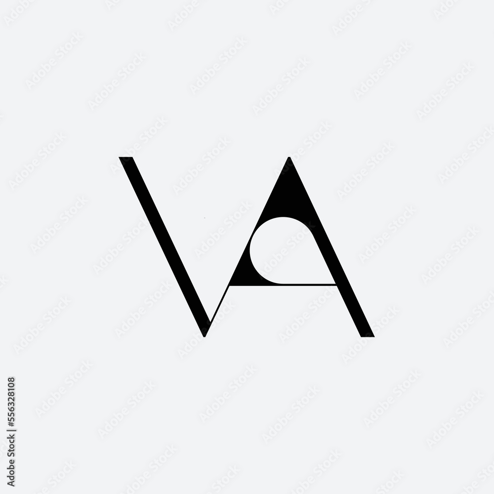 Initial Letter VA Logo Design Creative Modern Symbol Icon Stock Vector ...