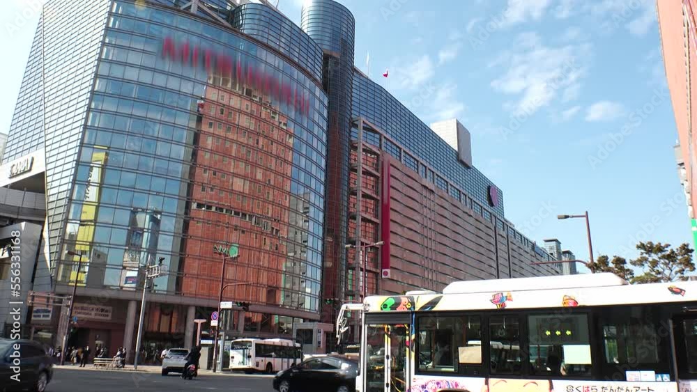 FUKUOKA, JAPAN - NOVEMBER 2022 : View around TENJIN area in Fukuoka ...