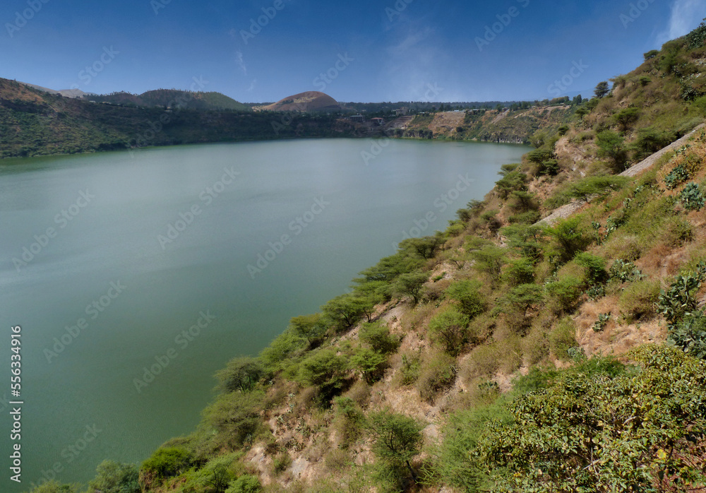 Bishoftu lake, Debre Zeyit, Ethiopia Stock Photo | Adobe Stock
