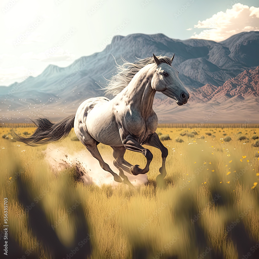 Horses Stock Illustration | Adobe Stock