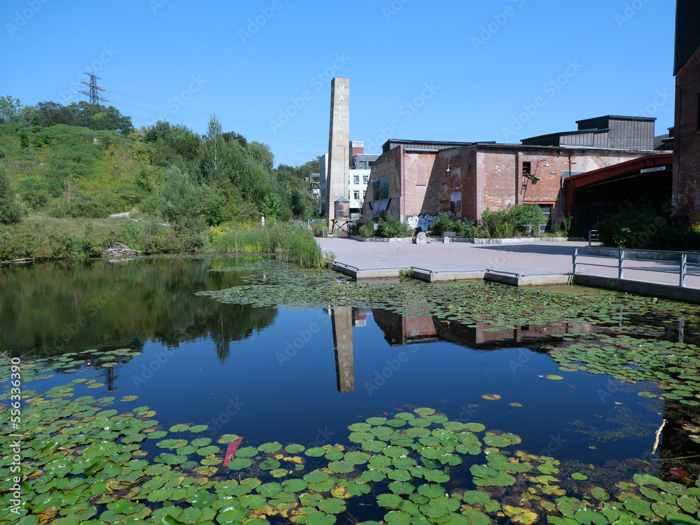 Toronto, Canada - Evergreen Brick Works in the Don Valley, a brick ...