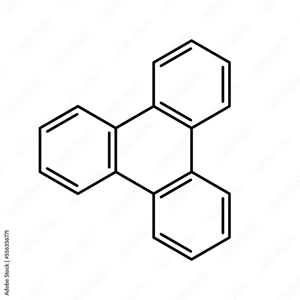 Abstract molecule icon. Symbol of chemistry, science, laboratory ...