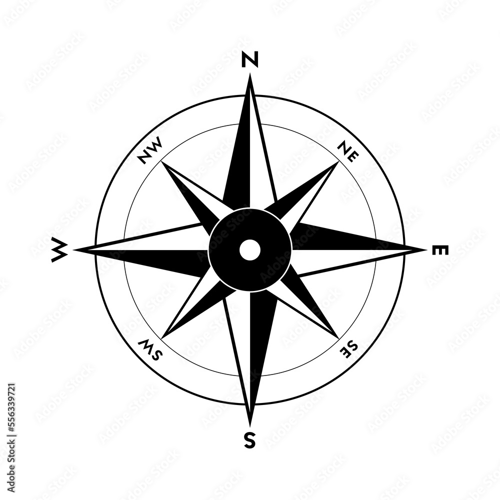 Simple Compass Clipart