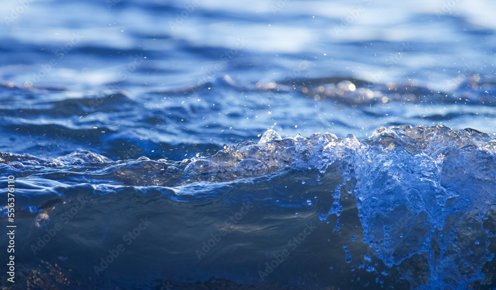 Ocean wave splashing. Stock Photo | Adobe Stock