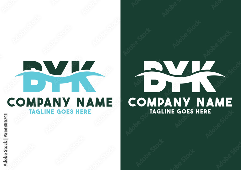 Letter BYK logo design template, BYK logo Stock Vector | Adobe Stock