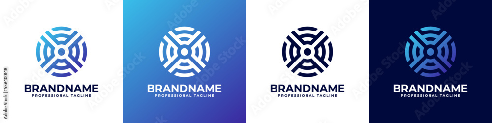 Multiple Letter A Technology Logo, Letter A Propeller Logo, Letter A ...