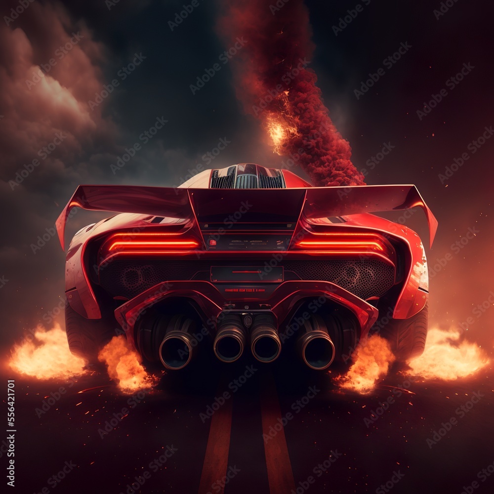 fire truck in the night red racing car nfs need for speed nitro car ...