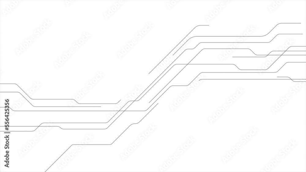 Minimal grey abstract technology geometric background. Seamless looping ...