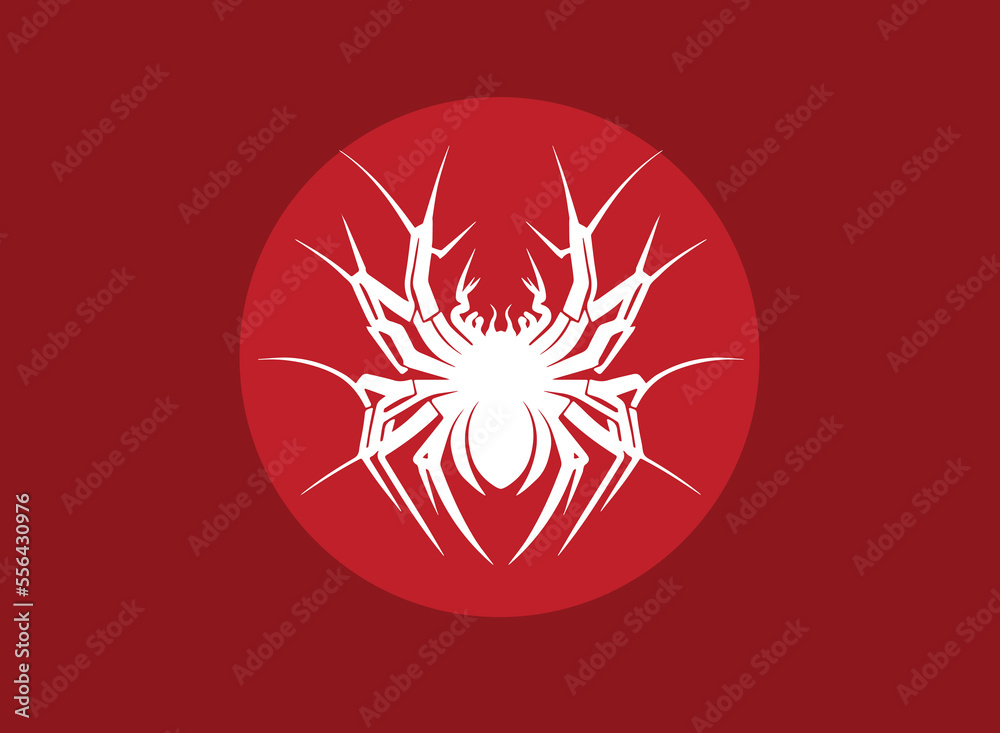 Spider logo designs vector illustration Stock Vector | Adobe Stock
