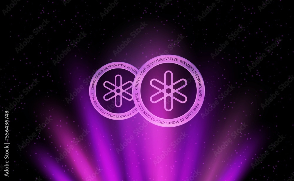 virtual coins and their logos. dent virtual currency logo. 3d ...