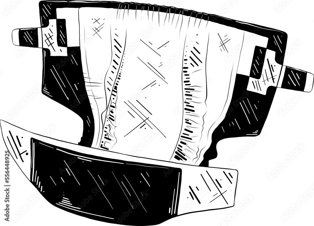 PNG engraved style illustration for posters, decoration and print. Hand ...