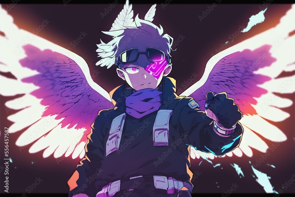 Anime Guy With Wings