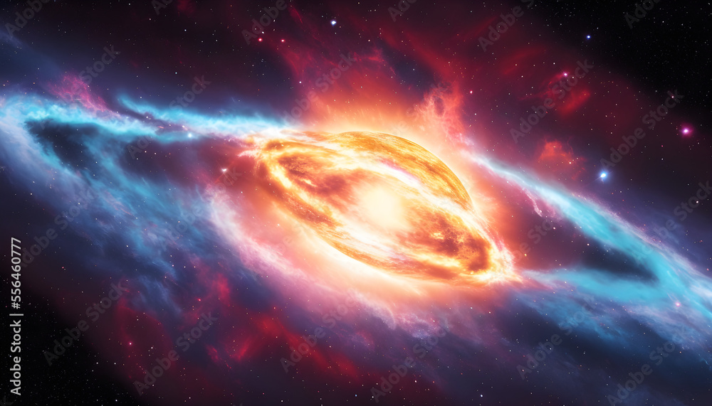 supernova galaxy, detailed, 8k, Generative AI Stock Illustration ...