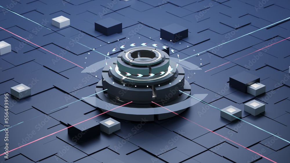 SCI-FI technology robotic quantum computing processor concept for ... SCI-FI technology robotic quantum computing processor concept for ...