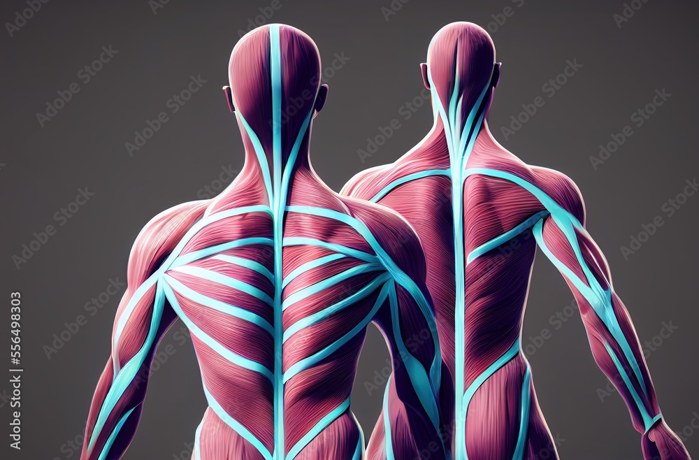 human body anatomy, muscles, human body Stock Illustration | Adobe Stock