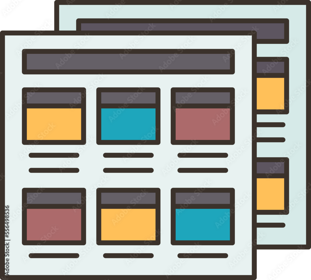 storyboard icon Stock Vector | Adobe Stock