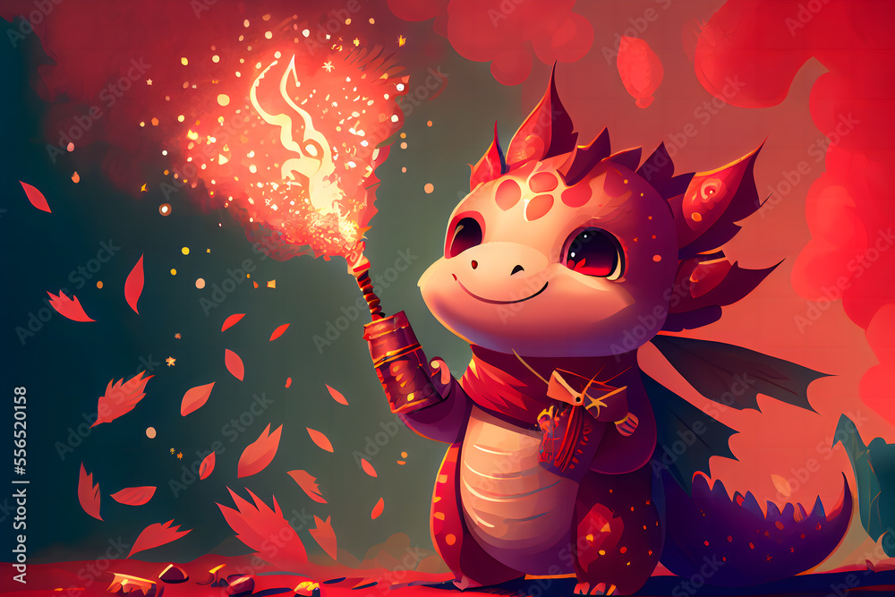 Chibi Chinese Dragon