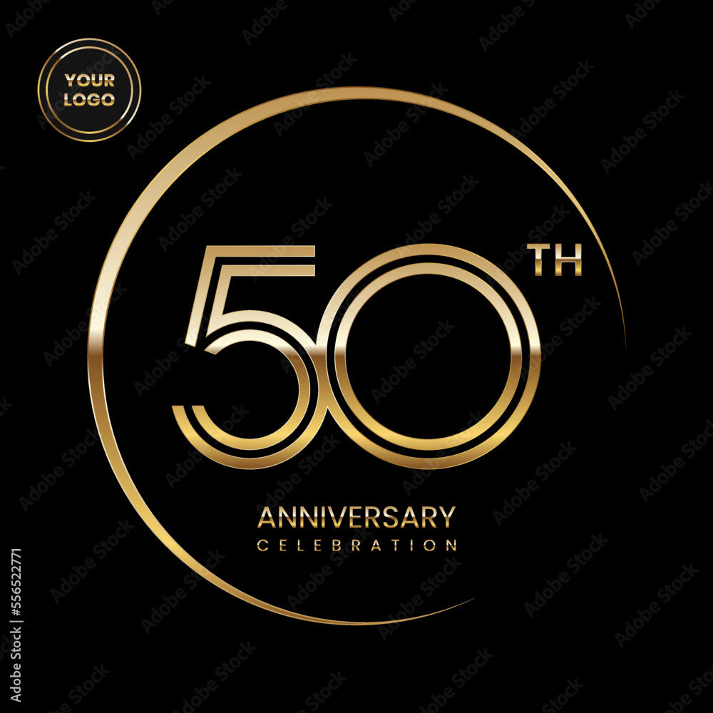 50th Anniversary Logo Vector