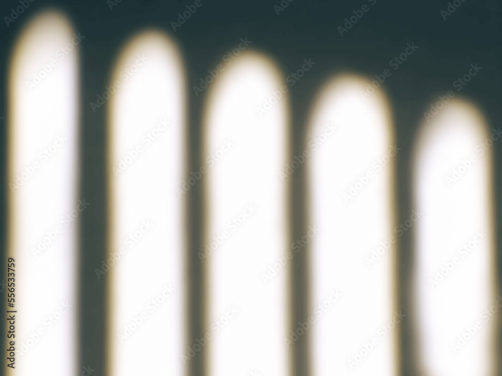 Organic drop diagonal shadow on a white wall, overlay effect for photo ...