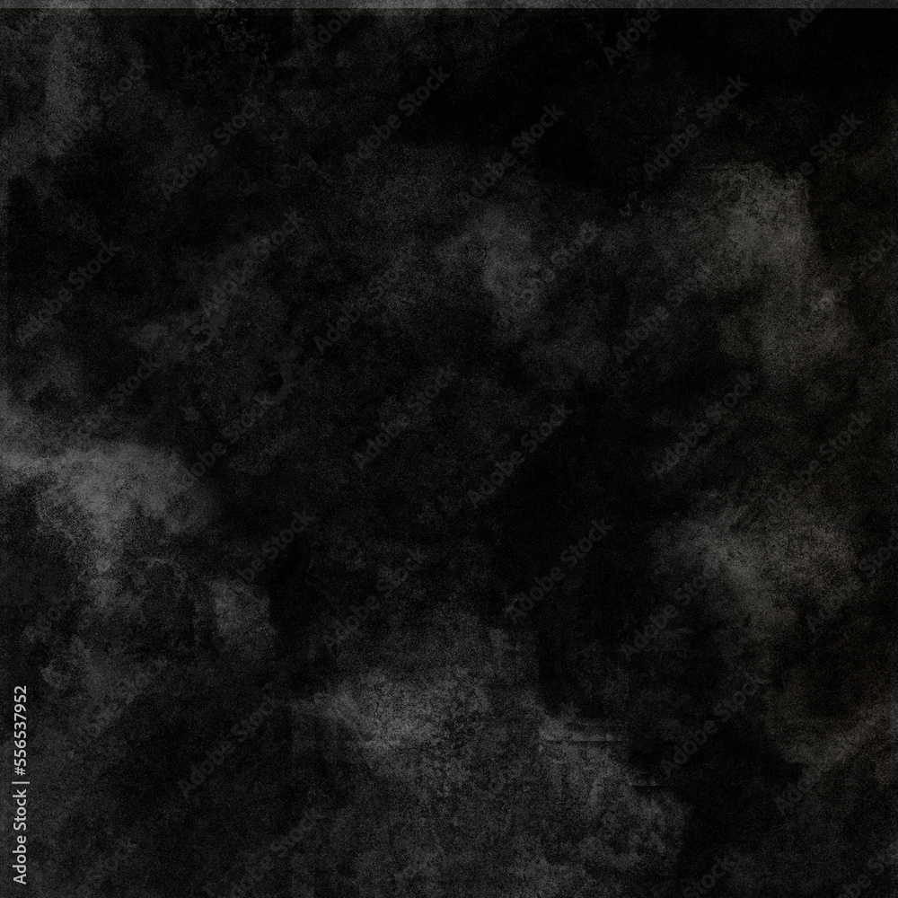 Abstract dark horror board background with grunge spread grey white ...