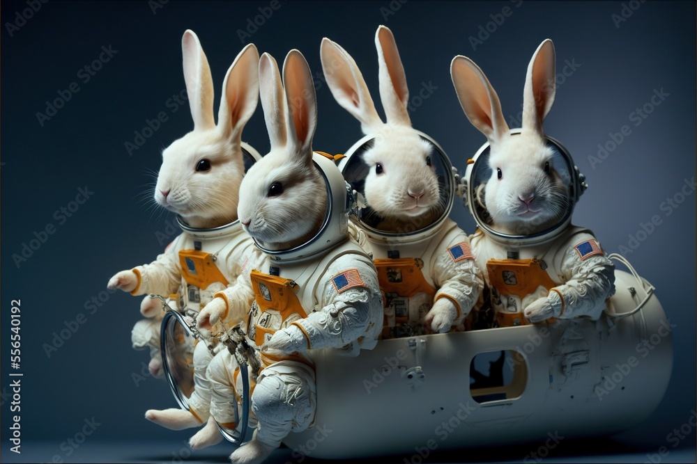 Bunny In Space Suit