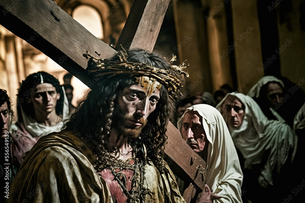 Jesus Christ was lying. Holy Week in Spain Scenes of faith at churches ...