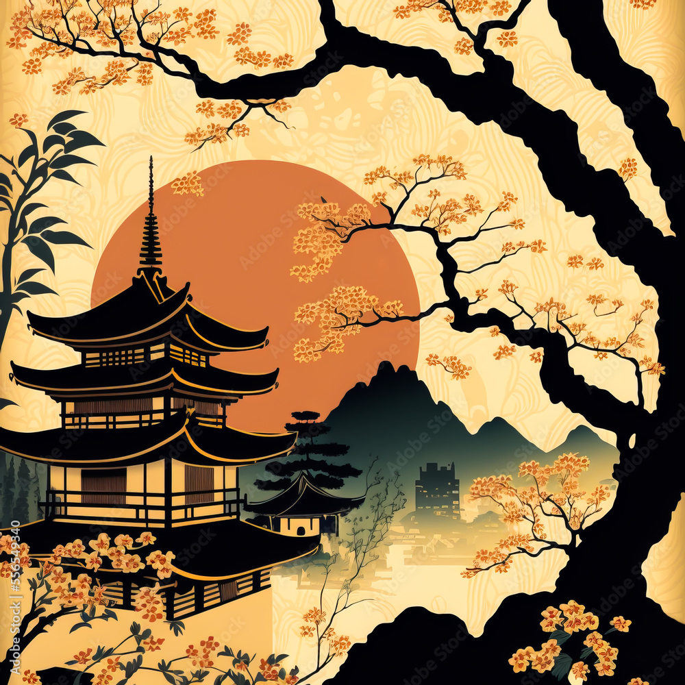 Japanese Style Background Japan Culture Background For Design Travel