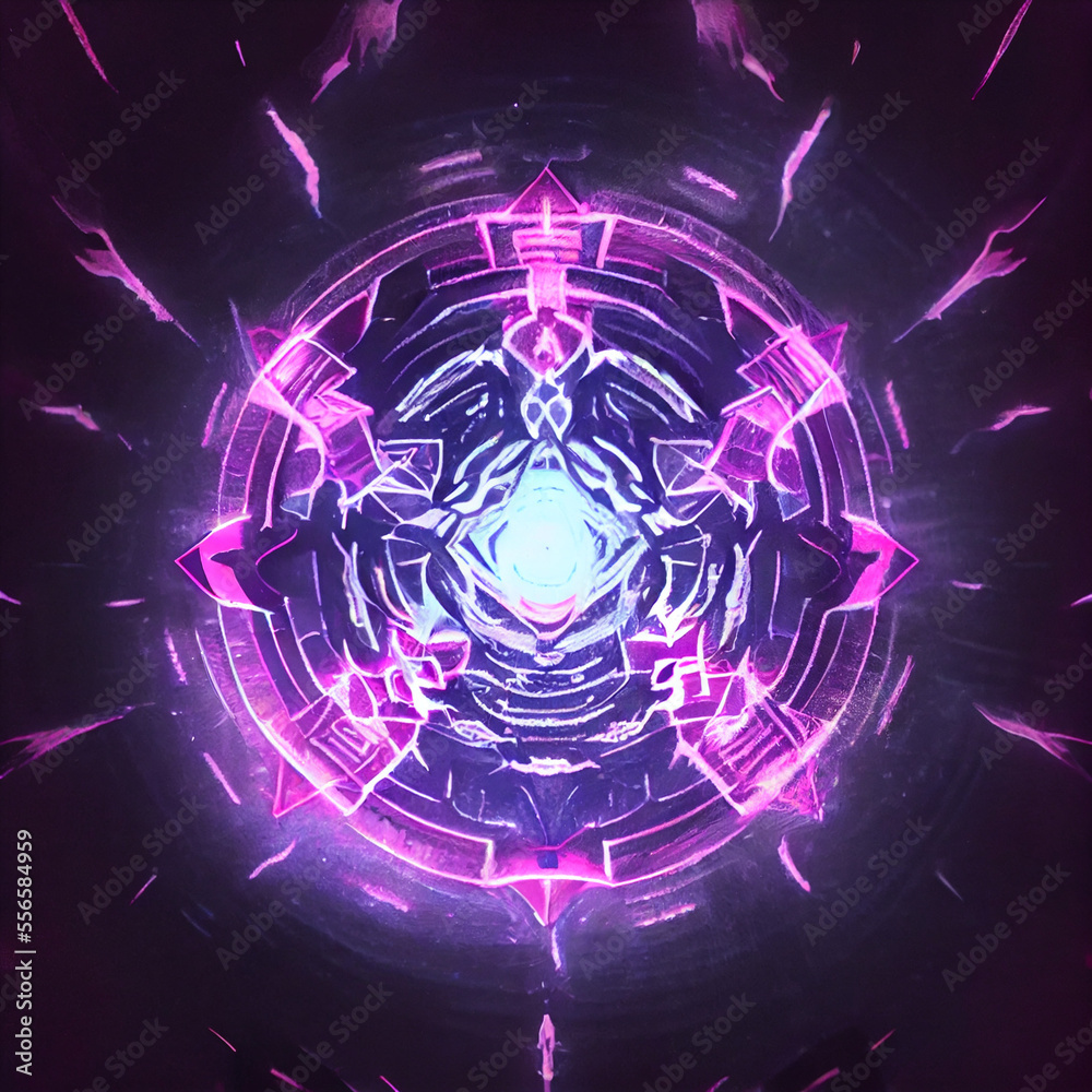 Magic Circle, AI Stock Illustration | Adobe Stock