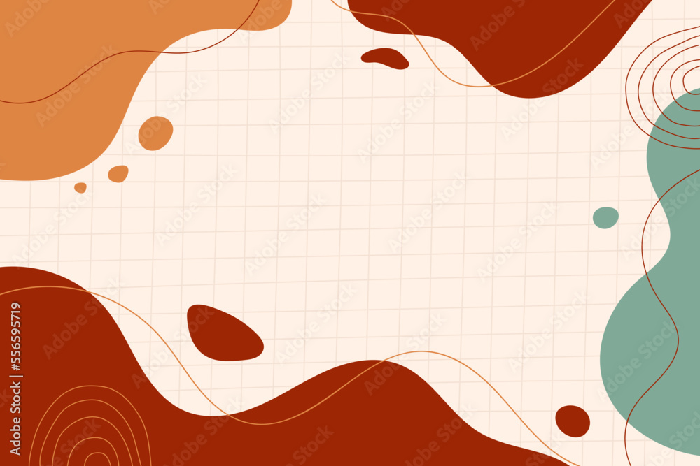 Vetor de Abstract background with grid line. Hand drawing various ...