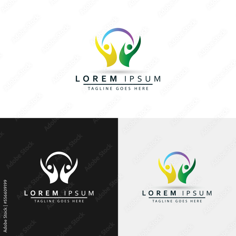 Concept Of Community Unity, Solidarity Friendship Vector Icon, This ...