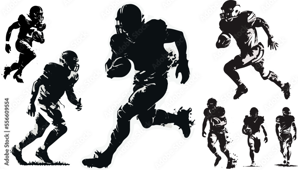 Nfl Football Player Silhouette