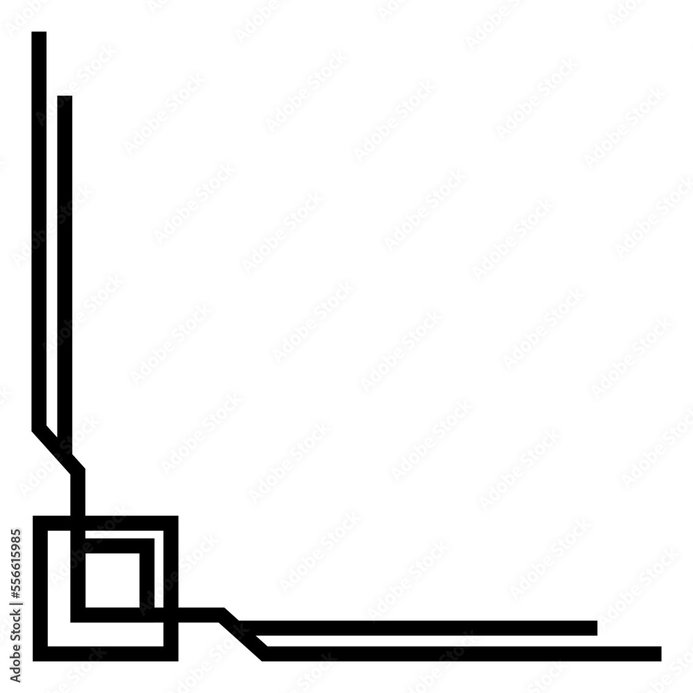 Islamic Corner Frame Stock Vector | Adobe Stock