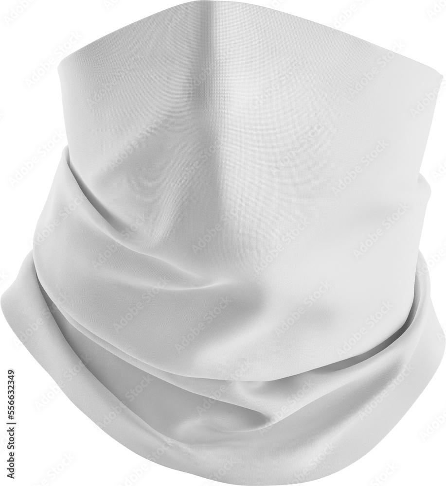 Poster Neck Gaiter Isolated Mockup - 3D Illustration, Front View – Wall ...