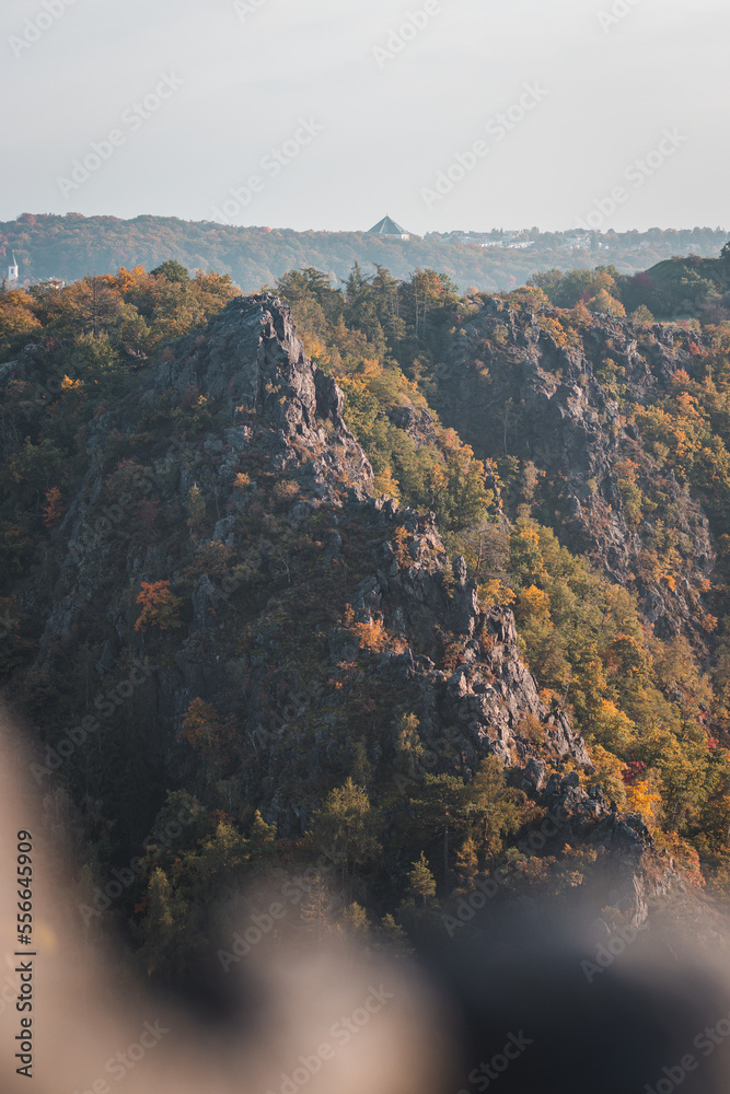 Fotka „Famous tourist site of the protected nature reserve Divoka Sarka ...
