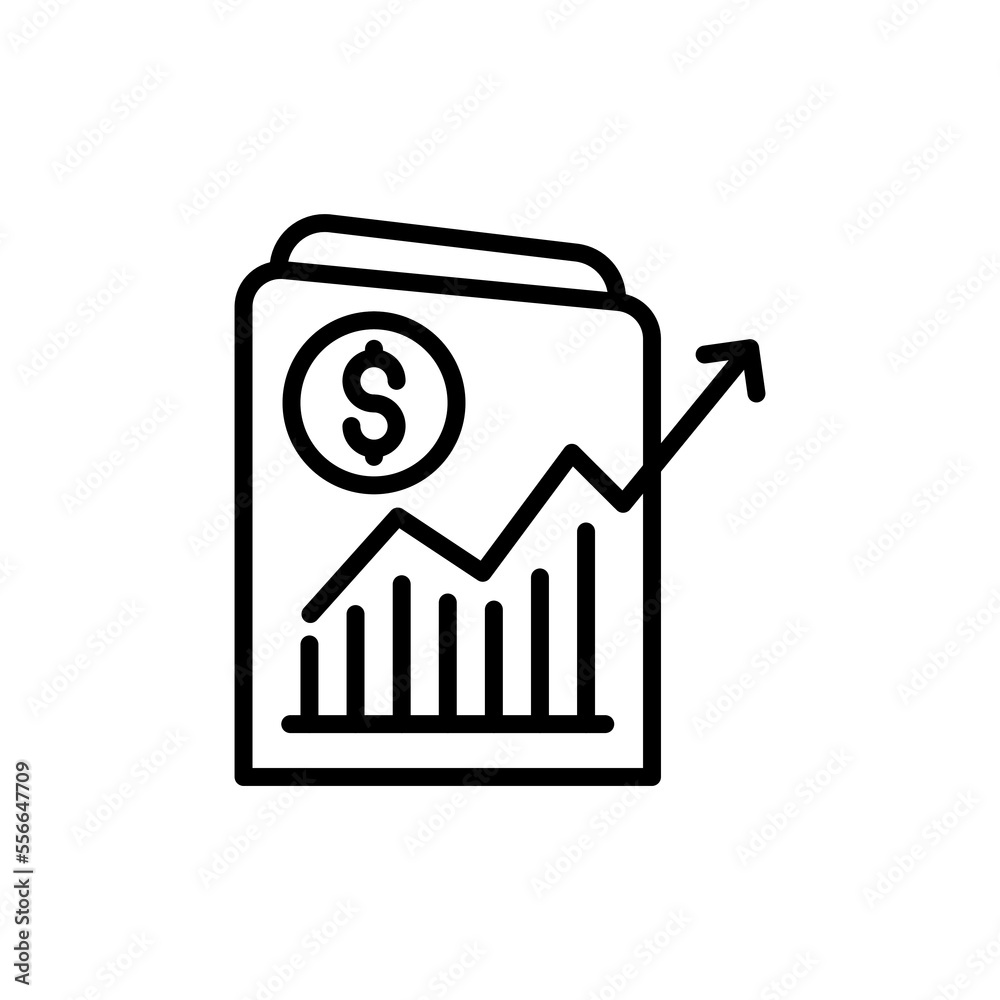 Capex Growth icon in vector. Logotype Stock Vector | Adobe Stock