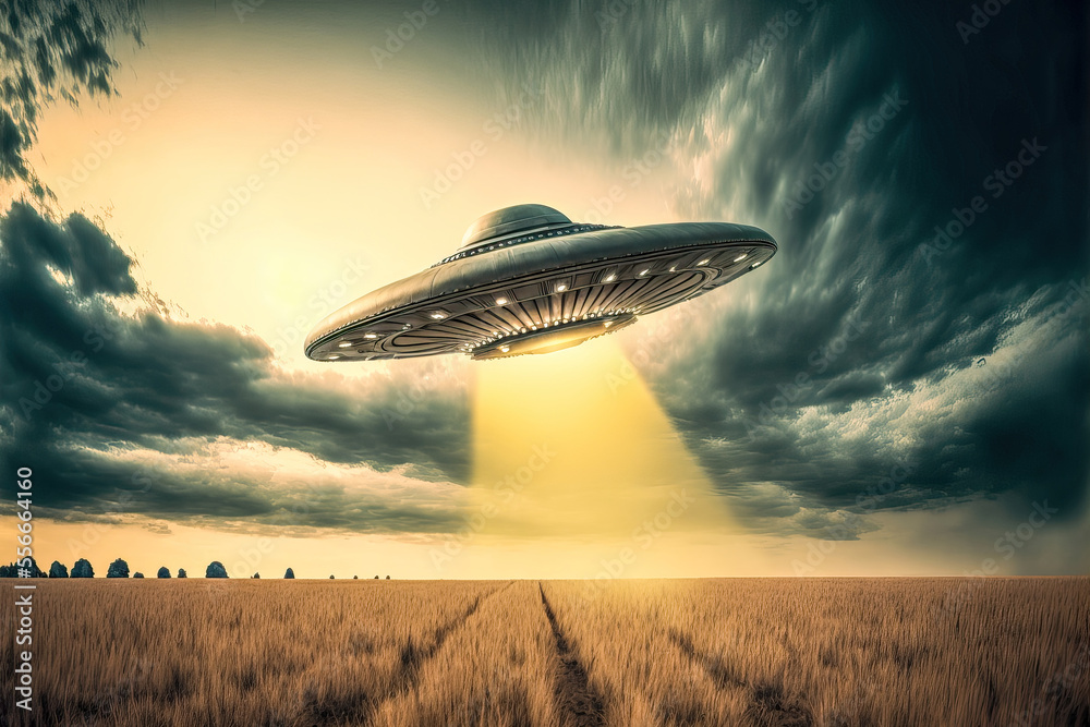 UFO Raumschiff Aliens Fliegende Untertasse Ausserirdische Invasion ...