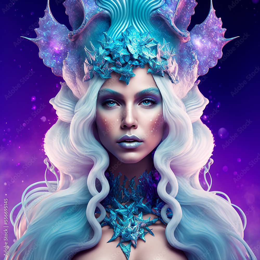 Beautiful Mermaid Queen