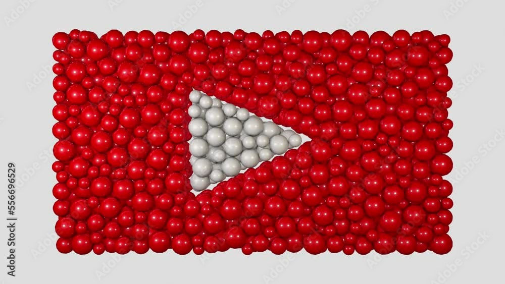 Play button animation, music player icon, motion graphics of video play ...