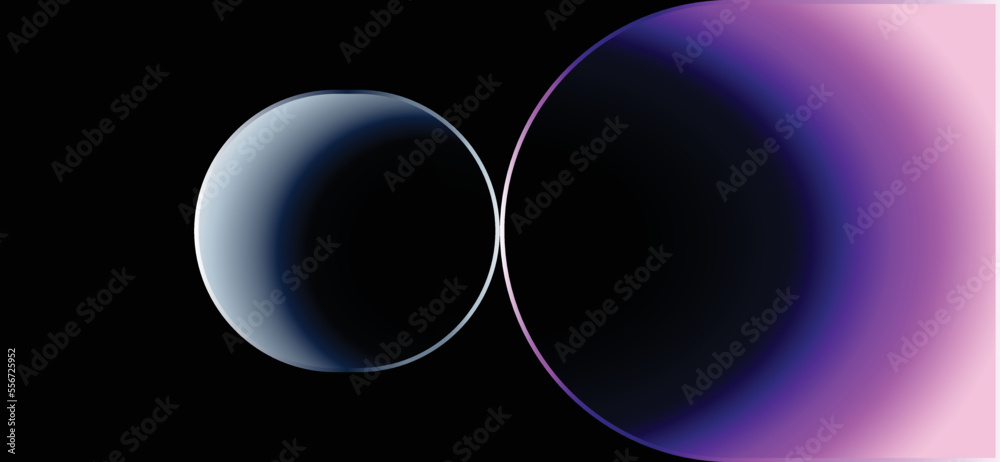 Minimalist deep gradient background. Wallpaper design for poster ...