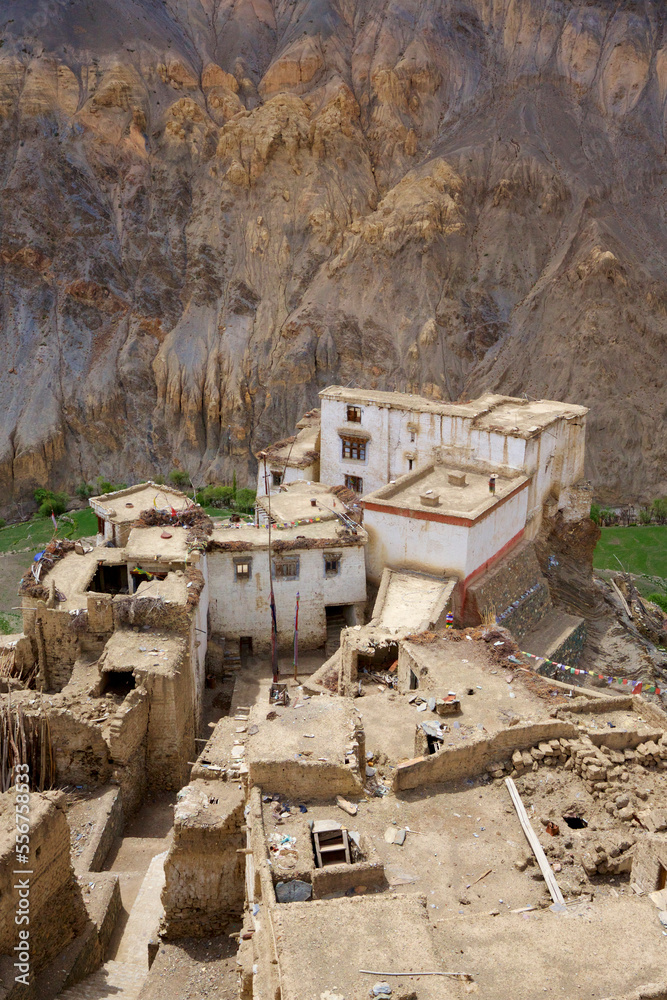 Chemrey Gompa and Buddhist Monastery, Chemrey Village in the Indus ...