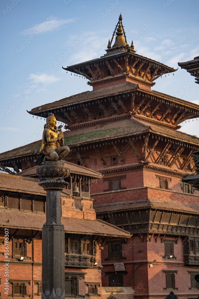 Patan Durbar Square in the old city of Patan or Lalitpur built by the ...