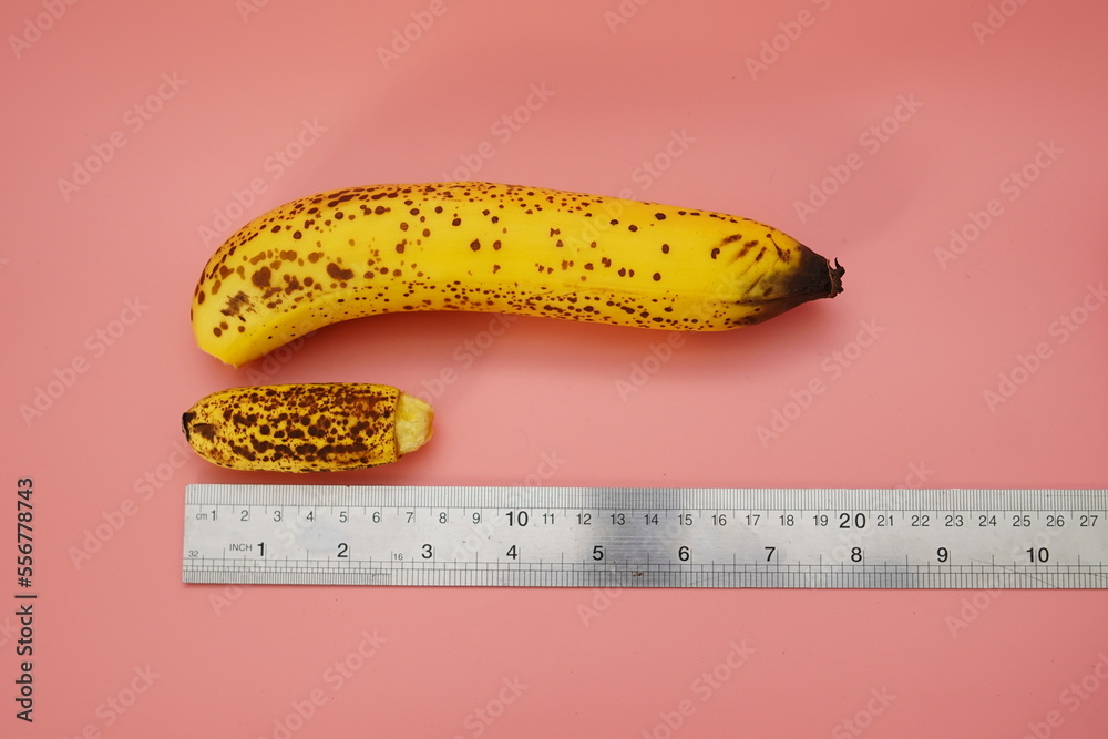 Different size and shape of Banana compare, A penis Size compare ...