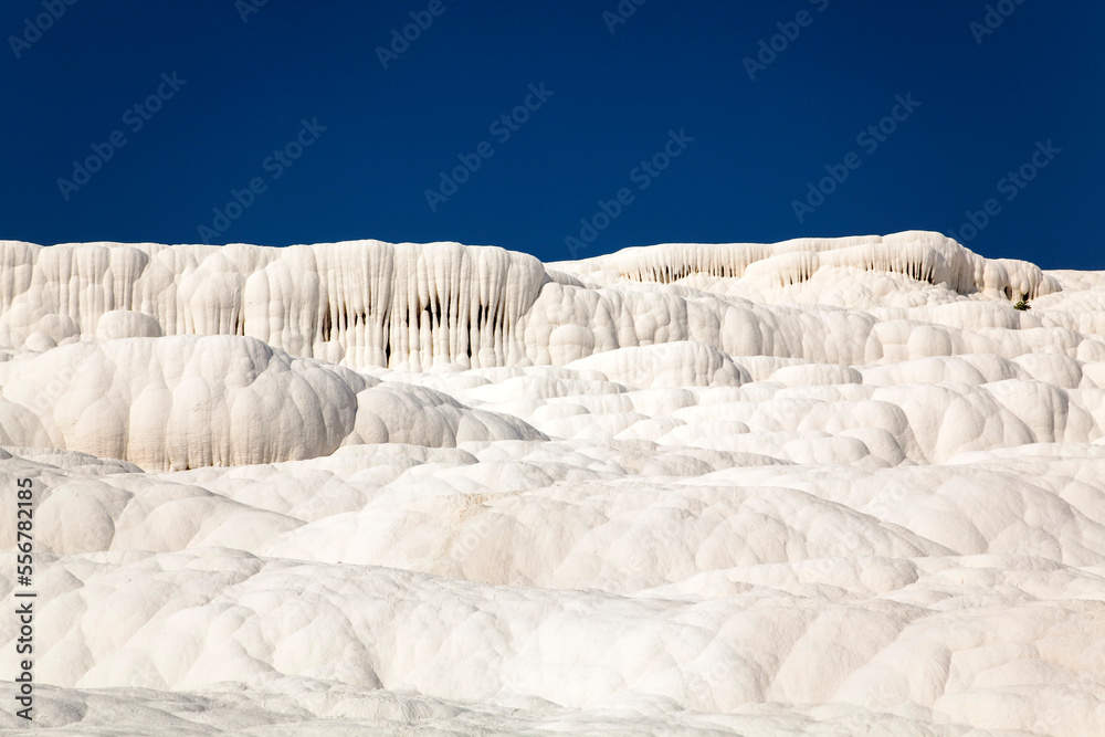 Calcium carbonate travertines at Pamukkale, Turkey, a Unesco World ...