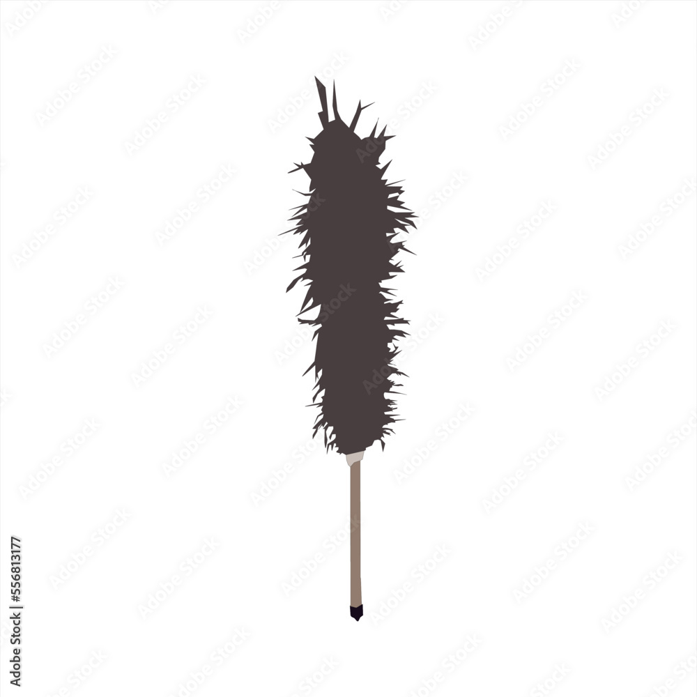 Vector illustration of Kemoceng or Dust Cleaner. Sulak or Kemoceng is ...