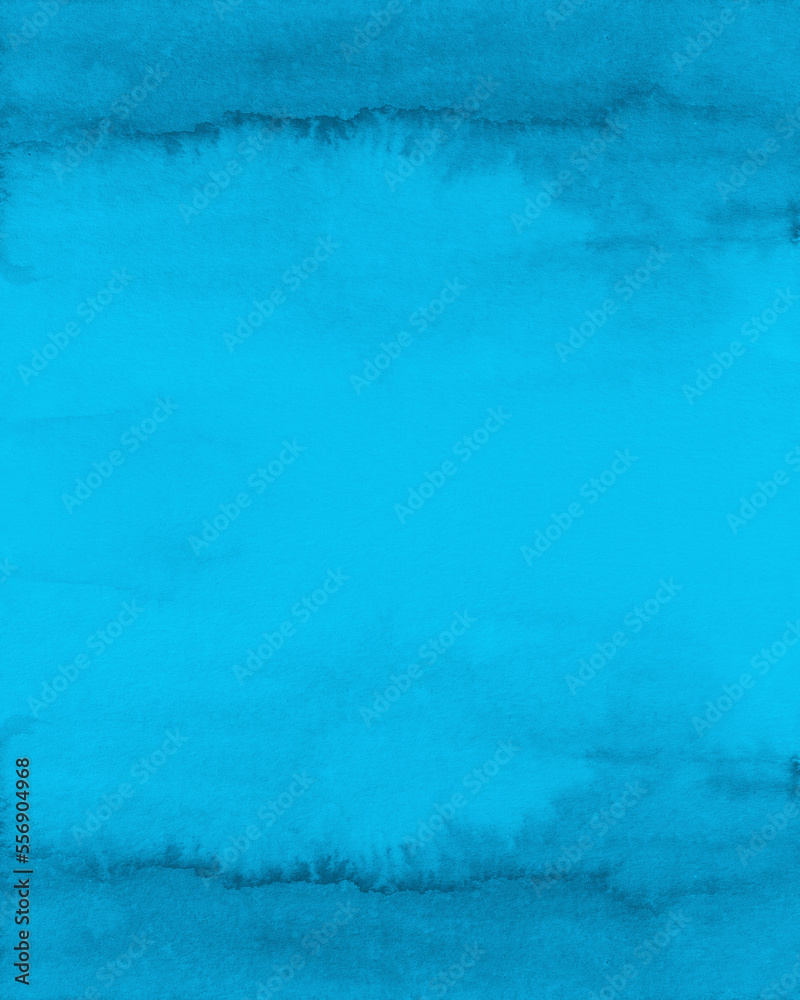 Pastel Blue Watercolor Background, Soft Blue Texture, Digital Paper ...