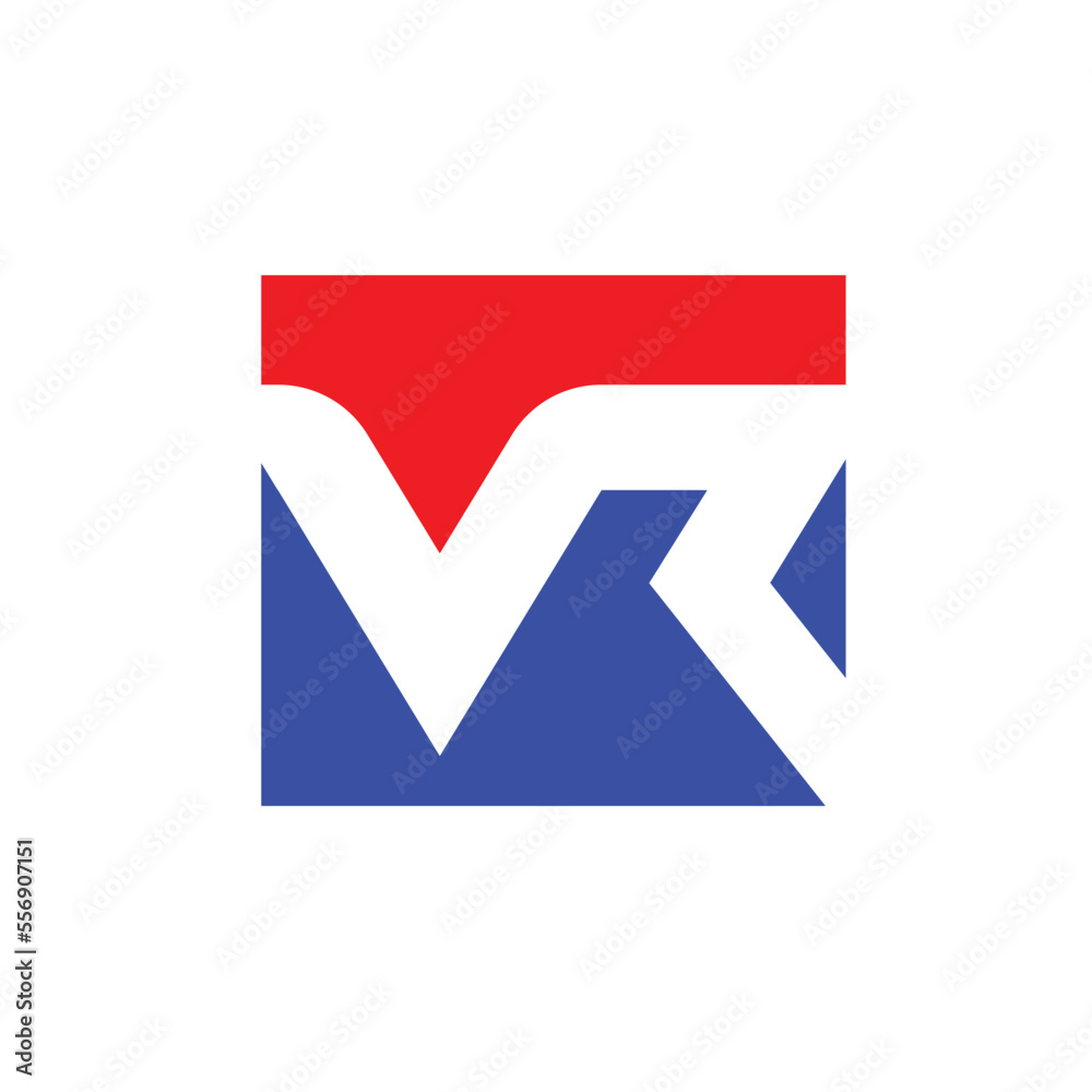 VR letter arrow icon vector concept design web Stock Vector | Adobe Stock